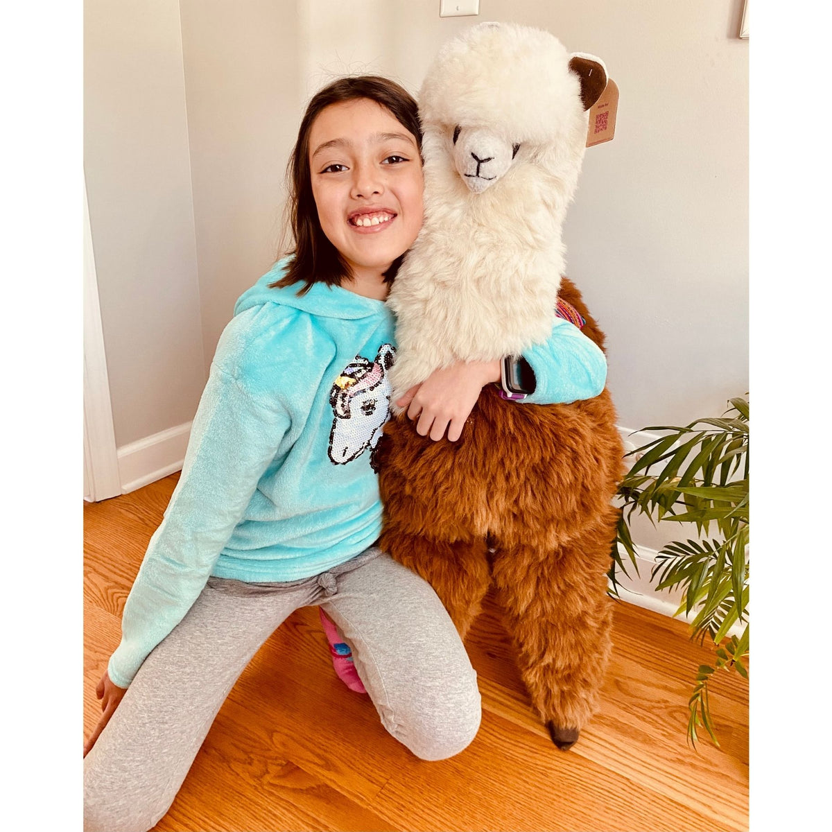 Handmade Jumbo Alpaca with Saddle Toy – Blossom Inspirations, a Fair ...